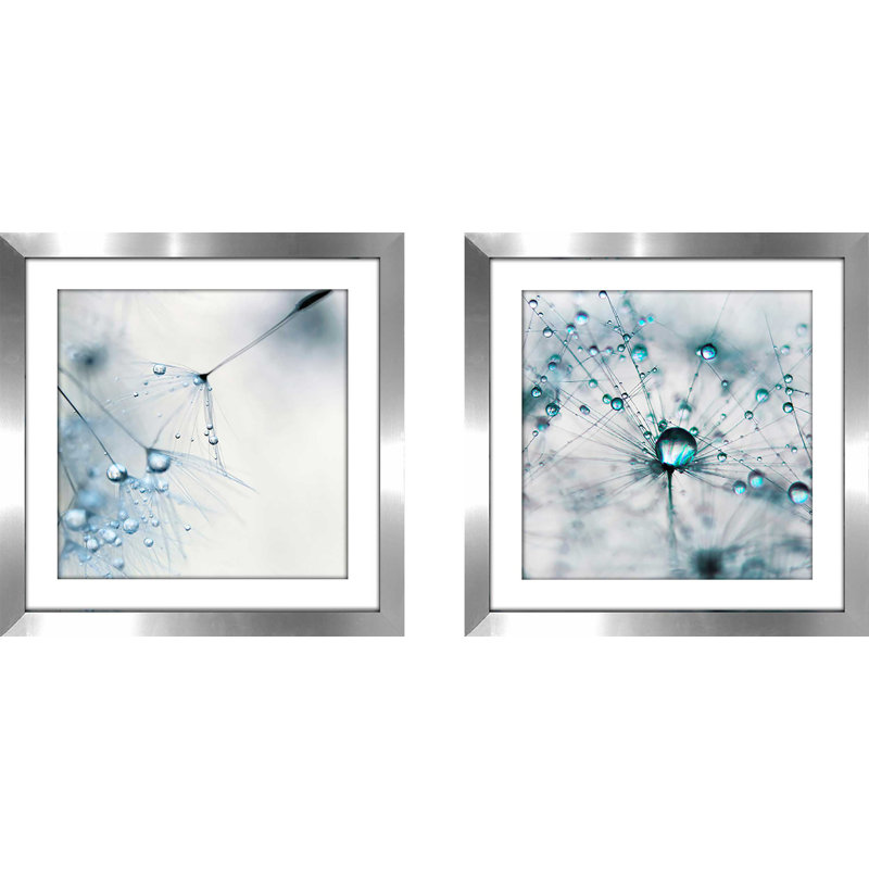 Latitude Run® Baby Blue' Print Under Glass | Wayfair
