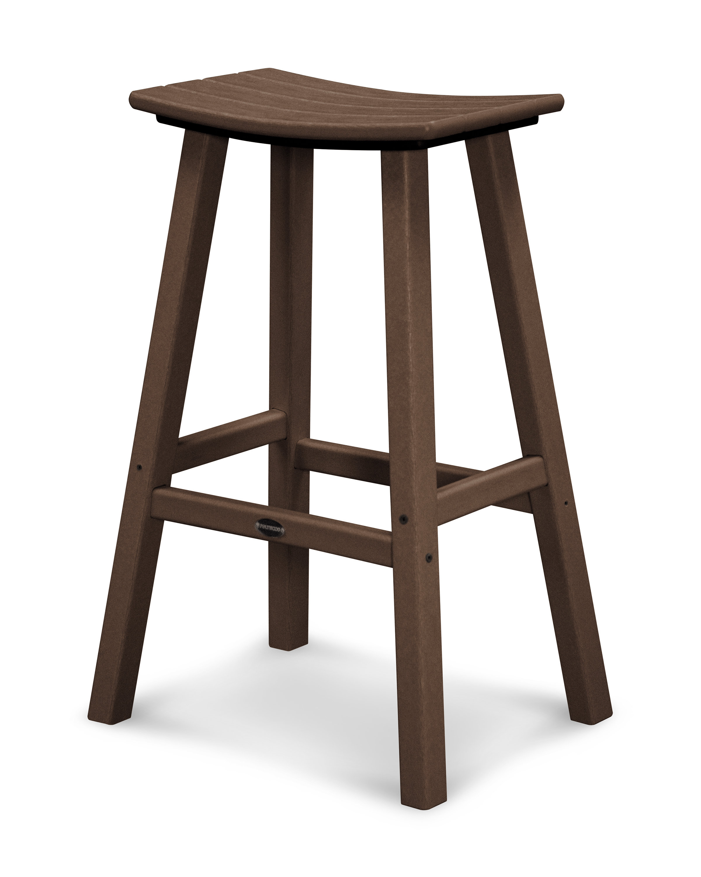 POLYWOOD® Traditional Garden Patio Bar Stool & Reviews | Wayfair