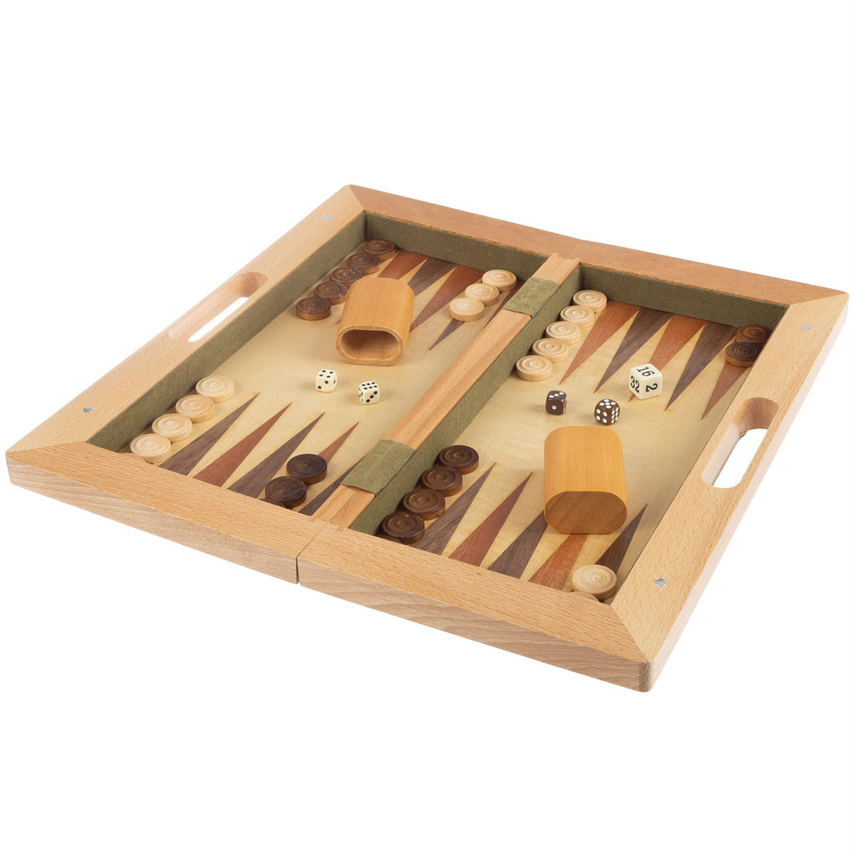 Phantoscope Wooden 3-In-1 Chess, Backgammon & Checker Set | Wayfair
