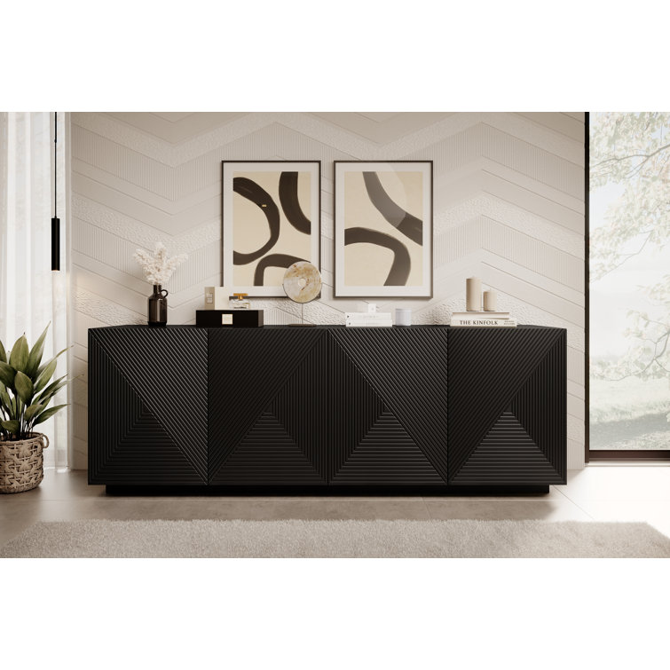 Latitude Run Meisel 200cm Sideboard & Reviews | Wayfair.co.uk