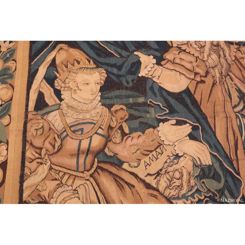 Nazmiyal Collection 16Th Century Antique Silk And Wool Biblical Flemish ...