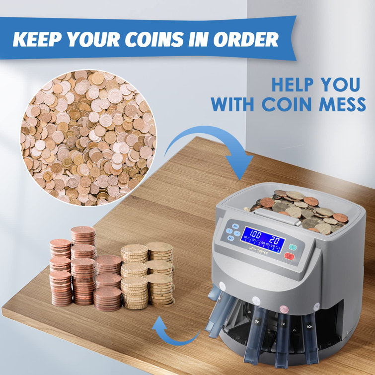 Bruce&Shark Plastic Coin Sorter | Wayfair