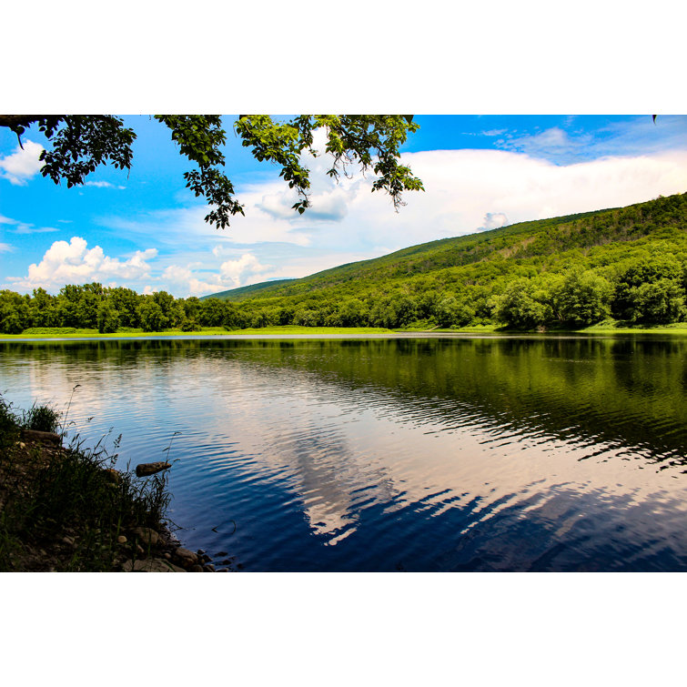 Alpen Home Delaware River by Cheri James - Wrapped Canvas Photograph ...