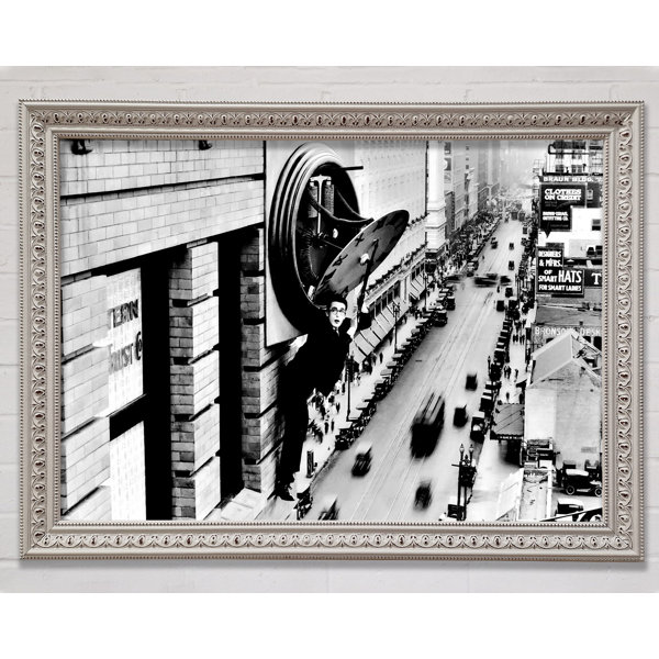 Ebern Designs Harold Lloyd Clock Face - Single Picture Frame Art Prints ...