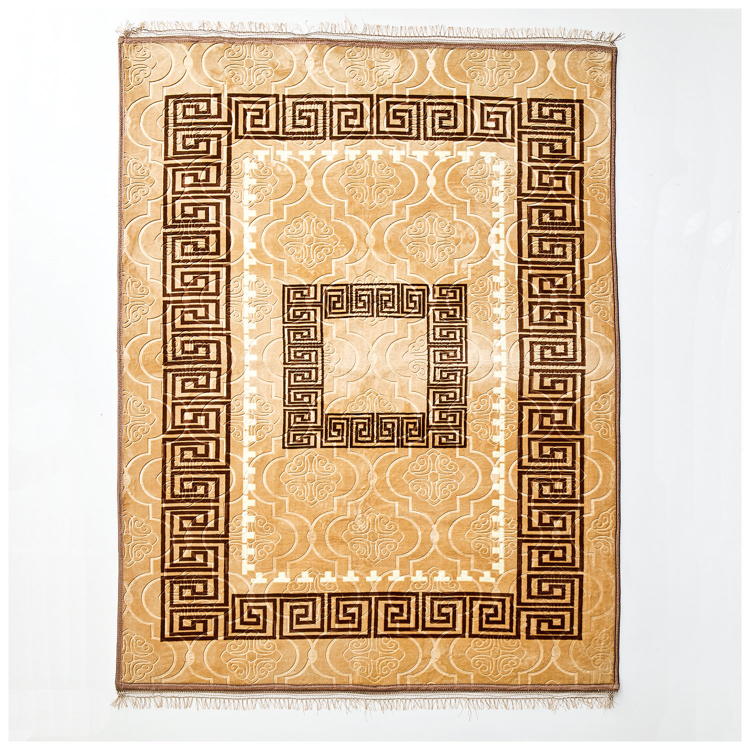 GC GAVENO CAVAILIA HARBOUR GREEK MINK FAUX FUR RUGS 160X230 NATURAL ...