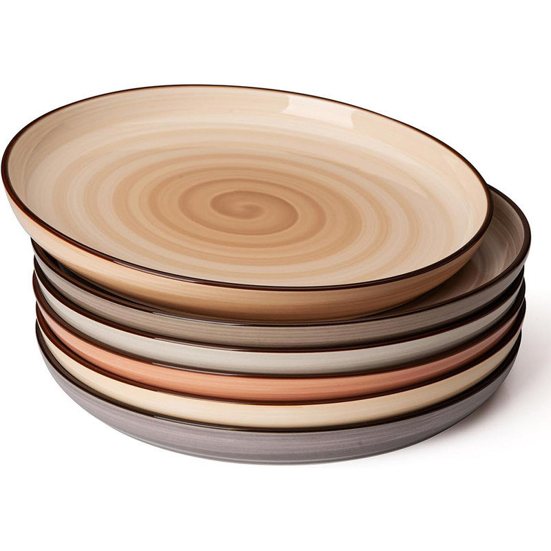ASTER-FORM CORP 11'' Stoneware Dinner Plate , Set of 5 | Wayfair
