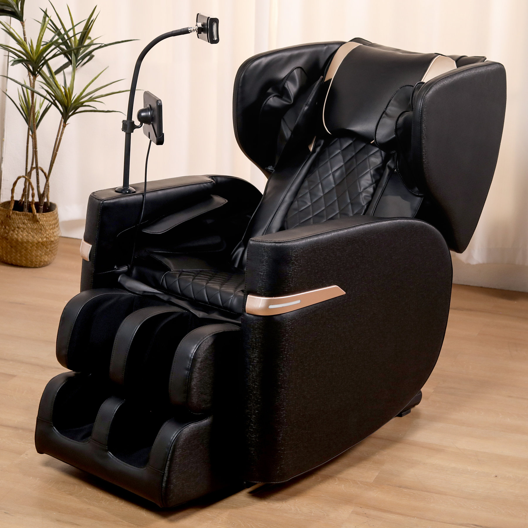 Inbox Zero 27.4" Wide Zero Gravity Full Body Message Chair, With ...