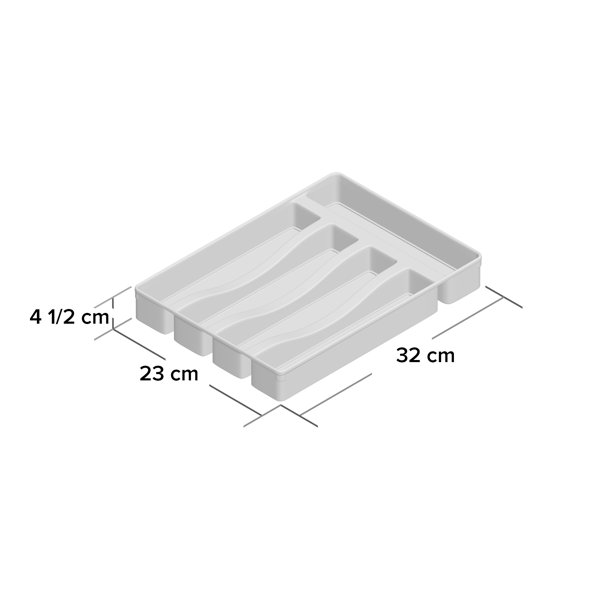 Wayfair Basics™ Draw Tidy Cutlery Tray 5 compartment organiser ...