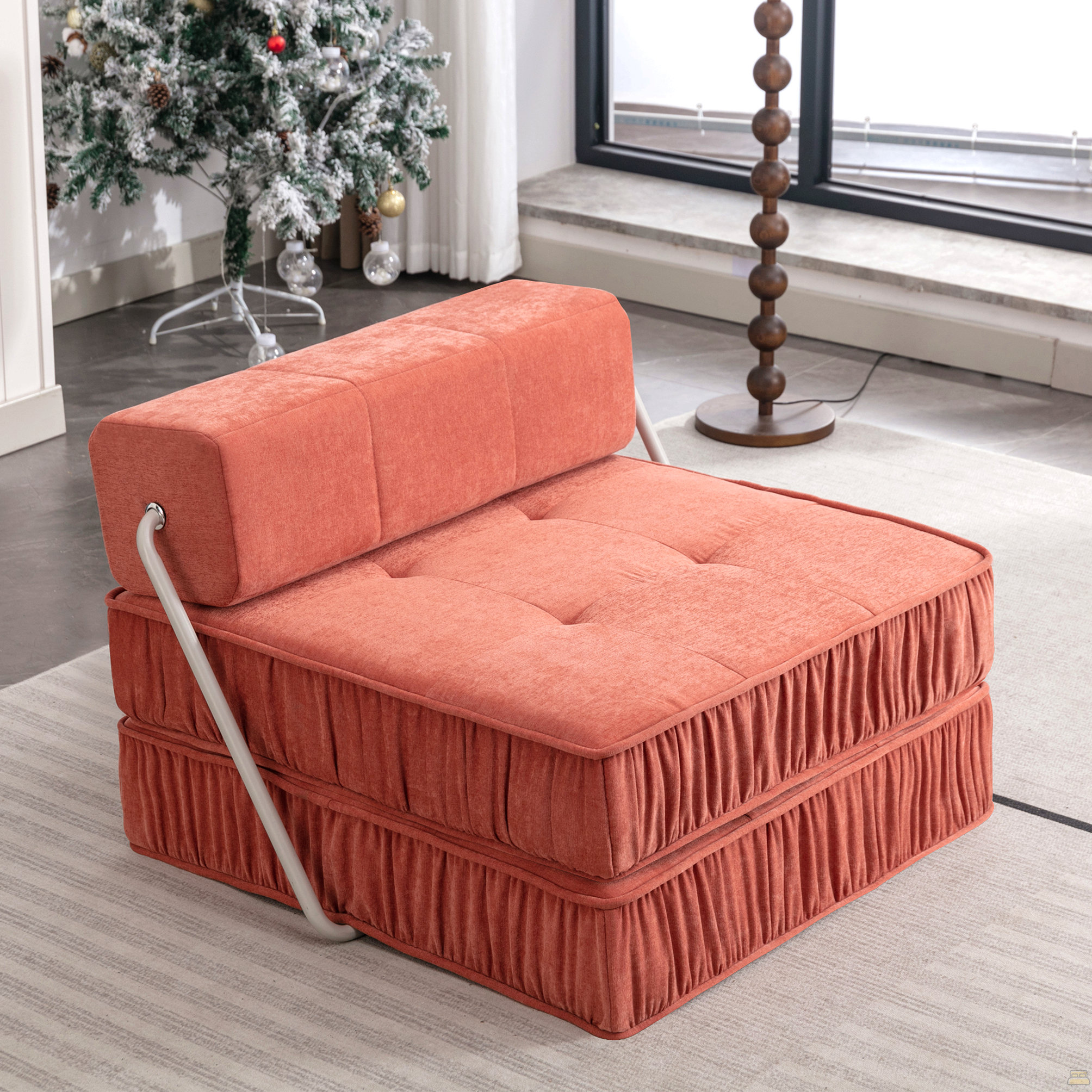 Latitude Run® Folding Sofa, Futon Sleeper Chair, Convertible Chair ...