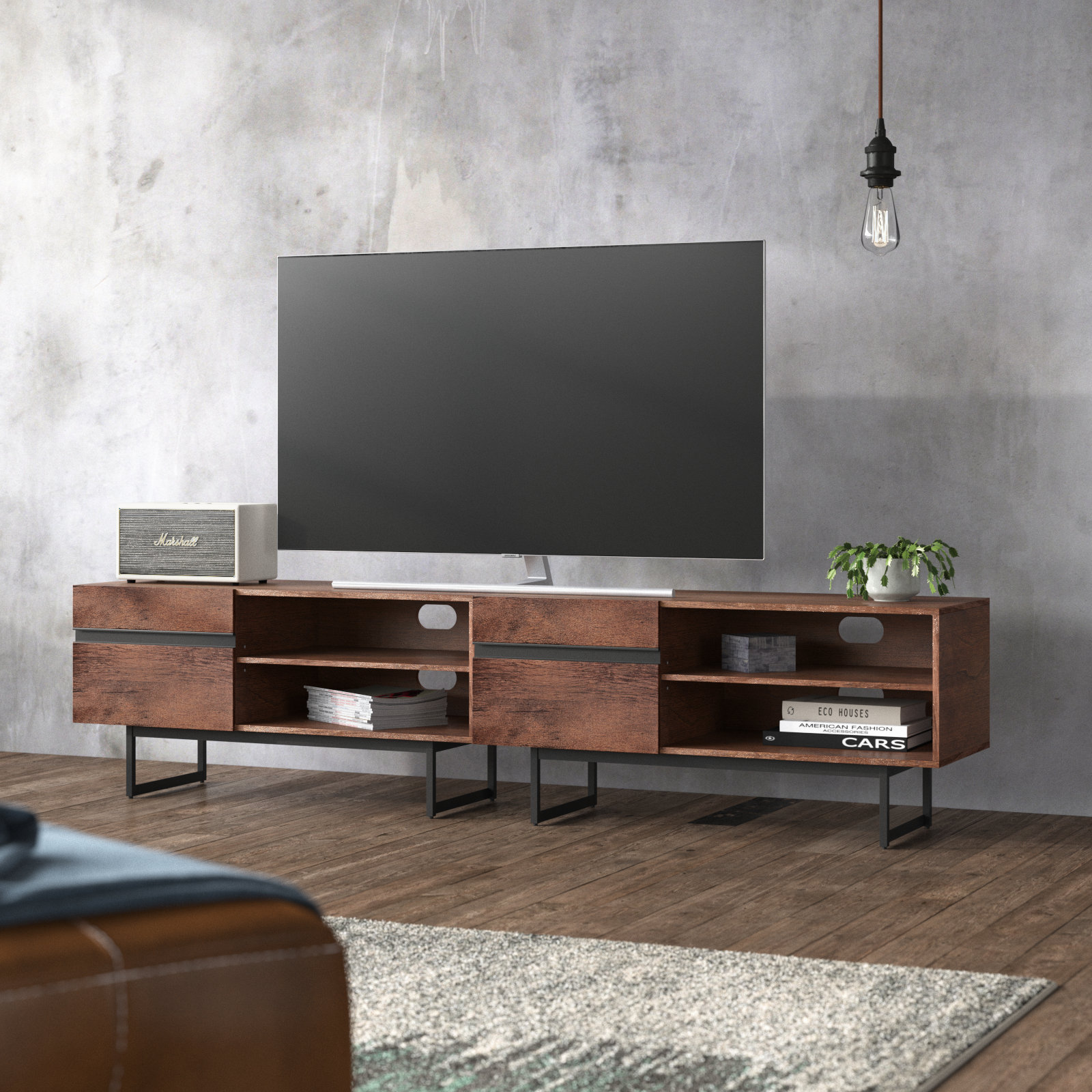 Latitude Run® Aadam TV Stand for TVs up to 85" | Wayfair