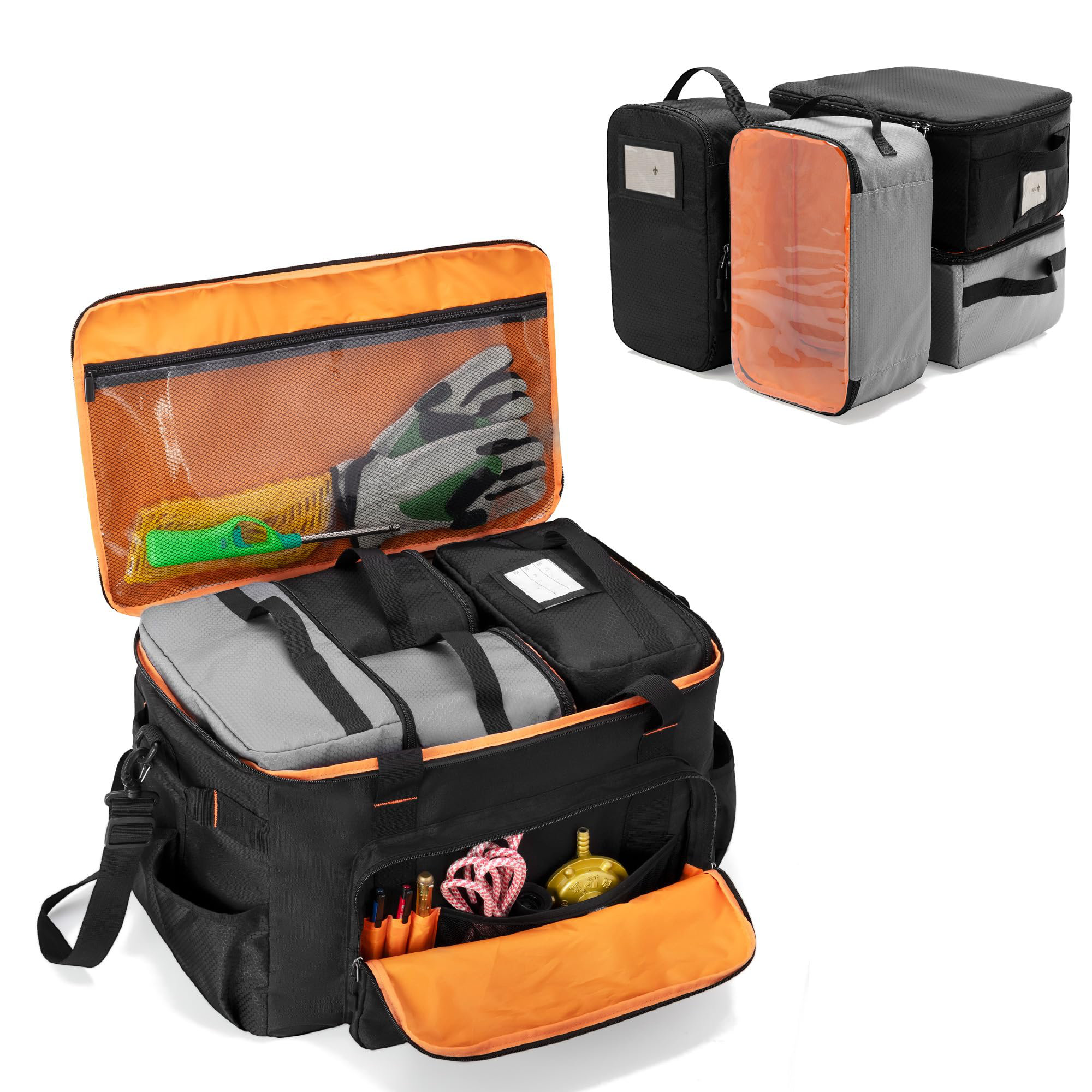 Rebrilliant Camping Organizers And Storage, 4 Pcs Camping Packing Cubes ...