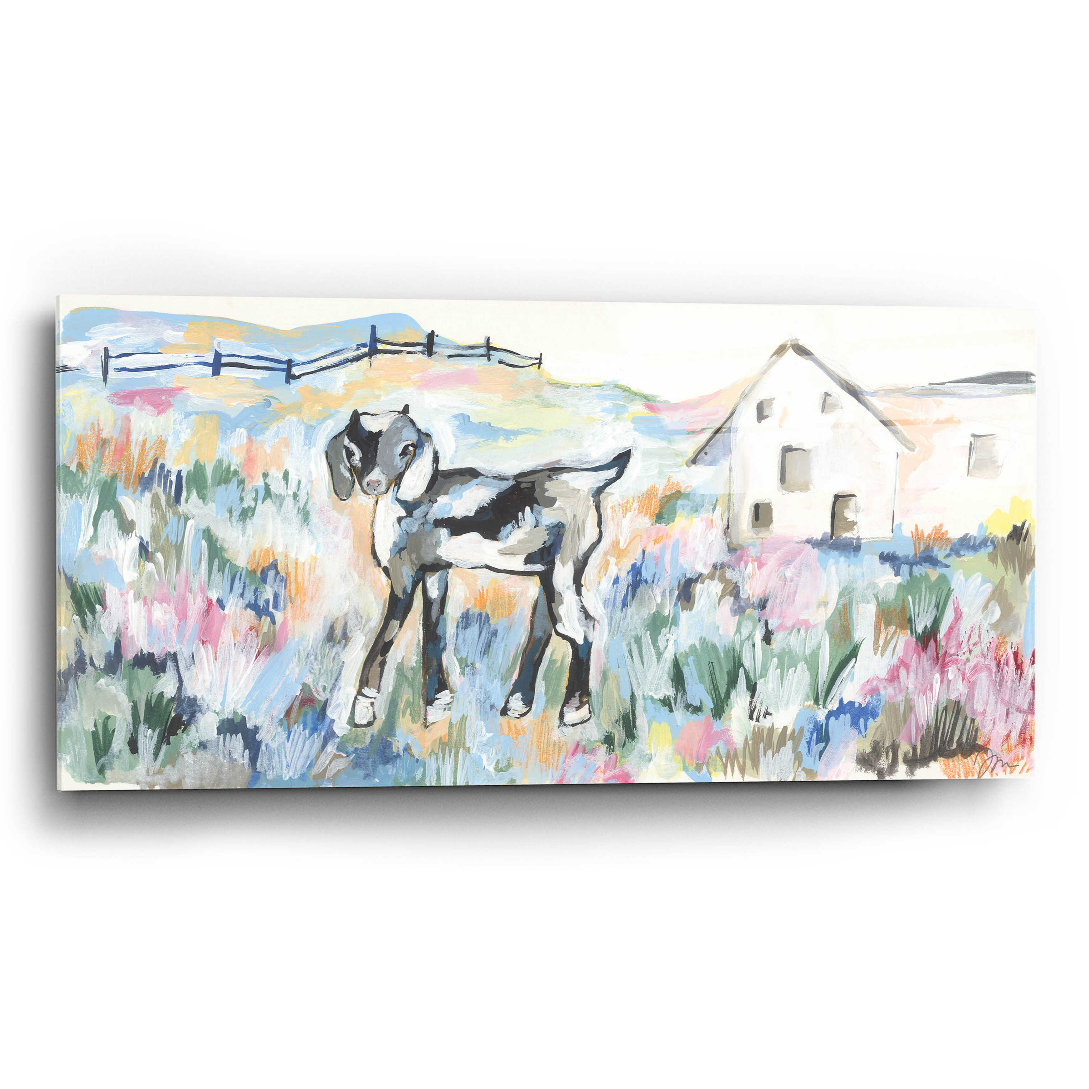 Red Barrel Studio® Daisy the Goat by Jessica Mingo - Unframed Painting ...