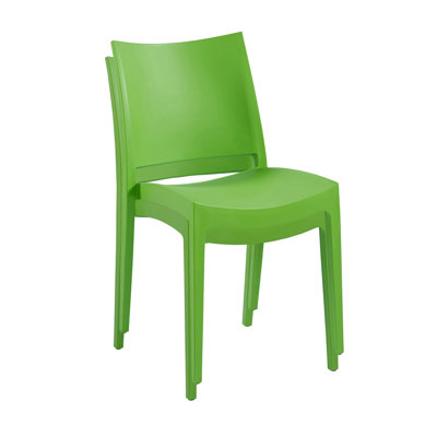 Corrigan Studio® Ganiz Stackable Plastic Dining Chairs | Wayfair