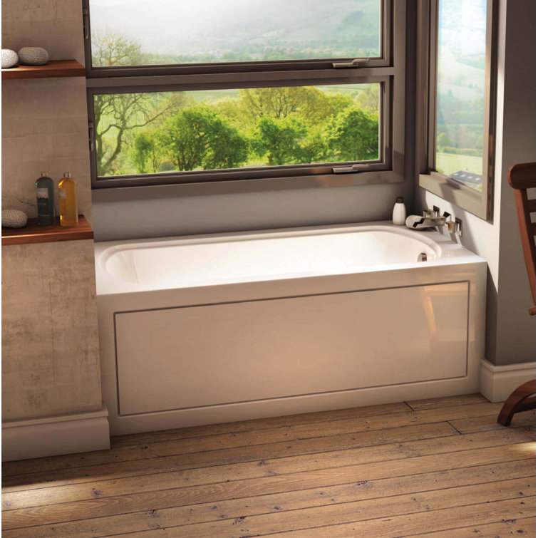 BainUltra Meridian 60'' x 31'' Alcove / Tile In Soaking Acrylic Bathtub ...