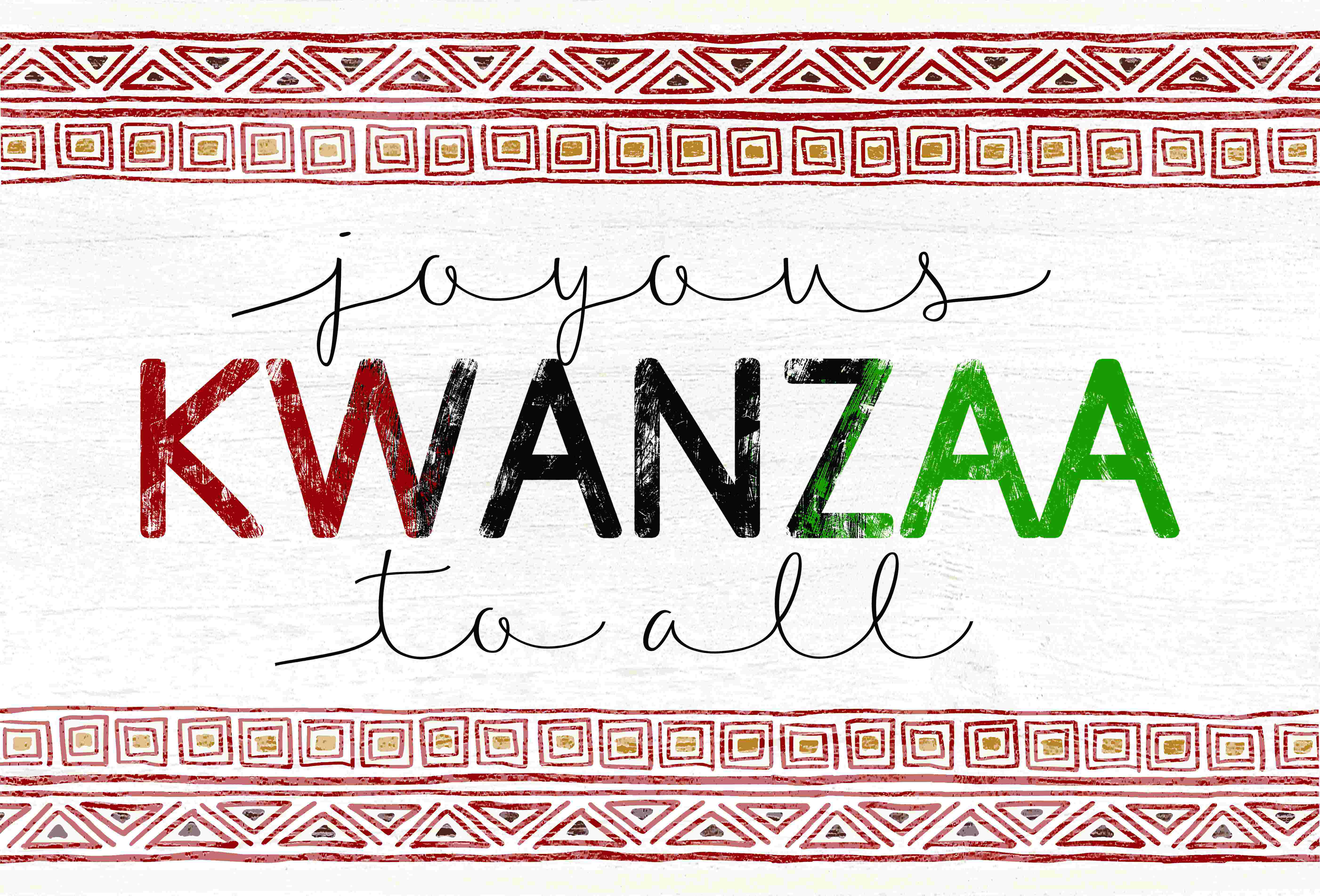 The Holiday Aisle® Joyous Kwanzaa To All - Wayfair Canada