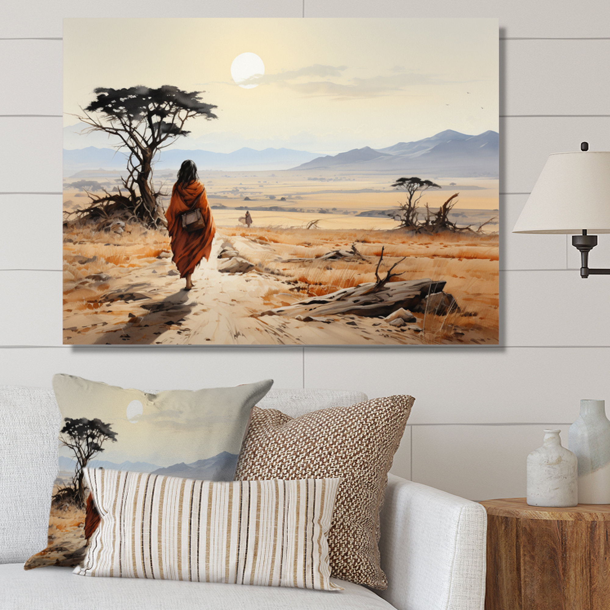 Union Rustic African Nomadic Wanderer II - African Canvas Wall Art ...
