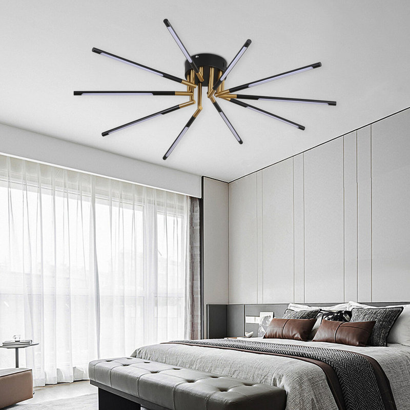 Latitude Run® 10-Light Linear Ceiling Light with Remote Control | Wayfair