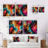 Design Art Colorful Neon Jungle Flash - Abstract Collages Square ...