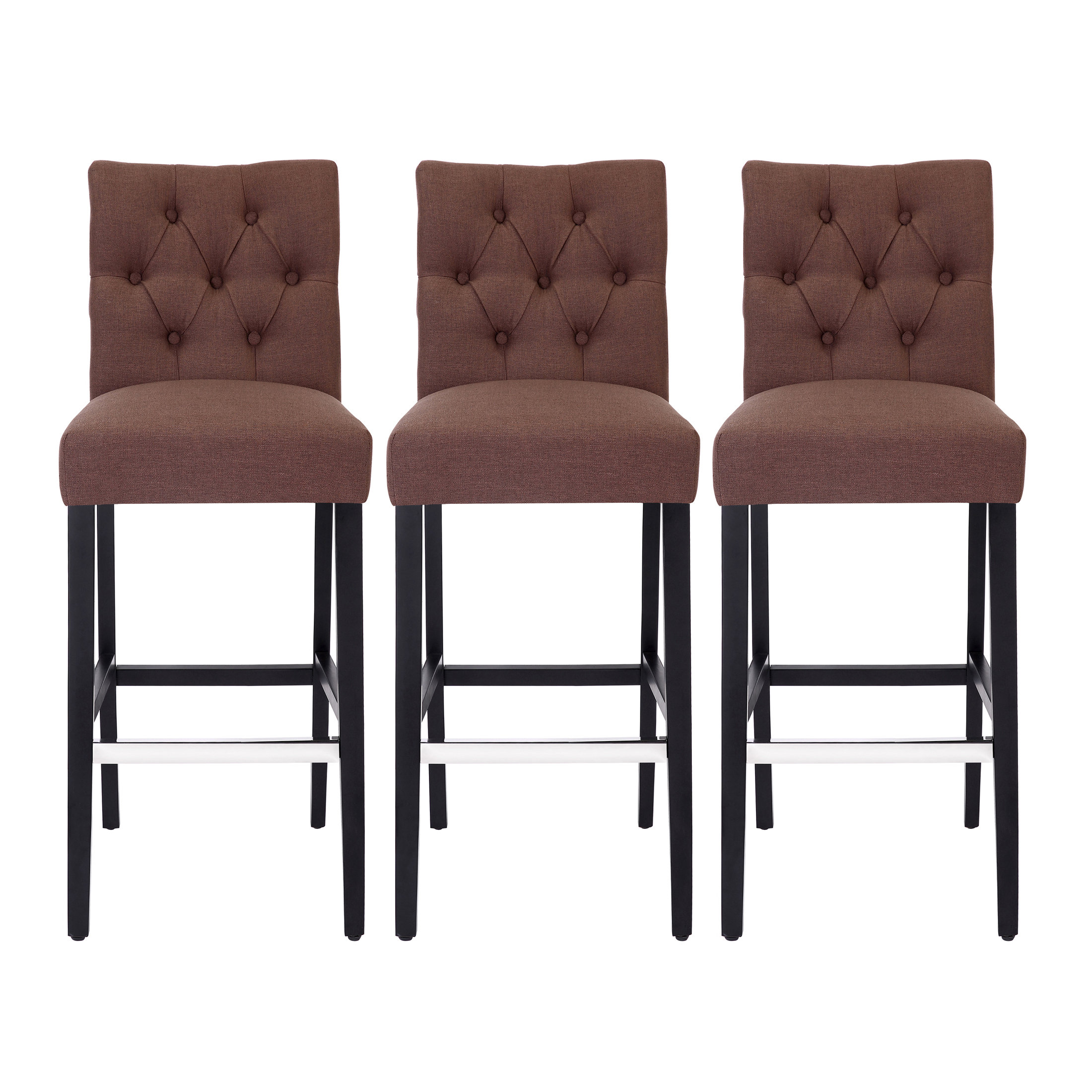 Laurel Foundry Modern Farmhouse® Emilee 29" Bar Stool (Set of 3 ...