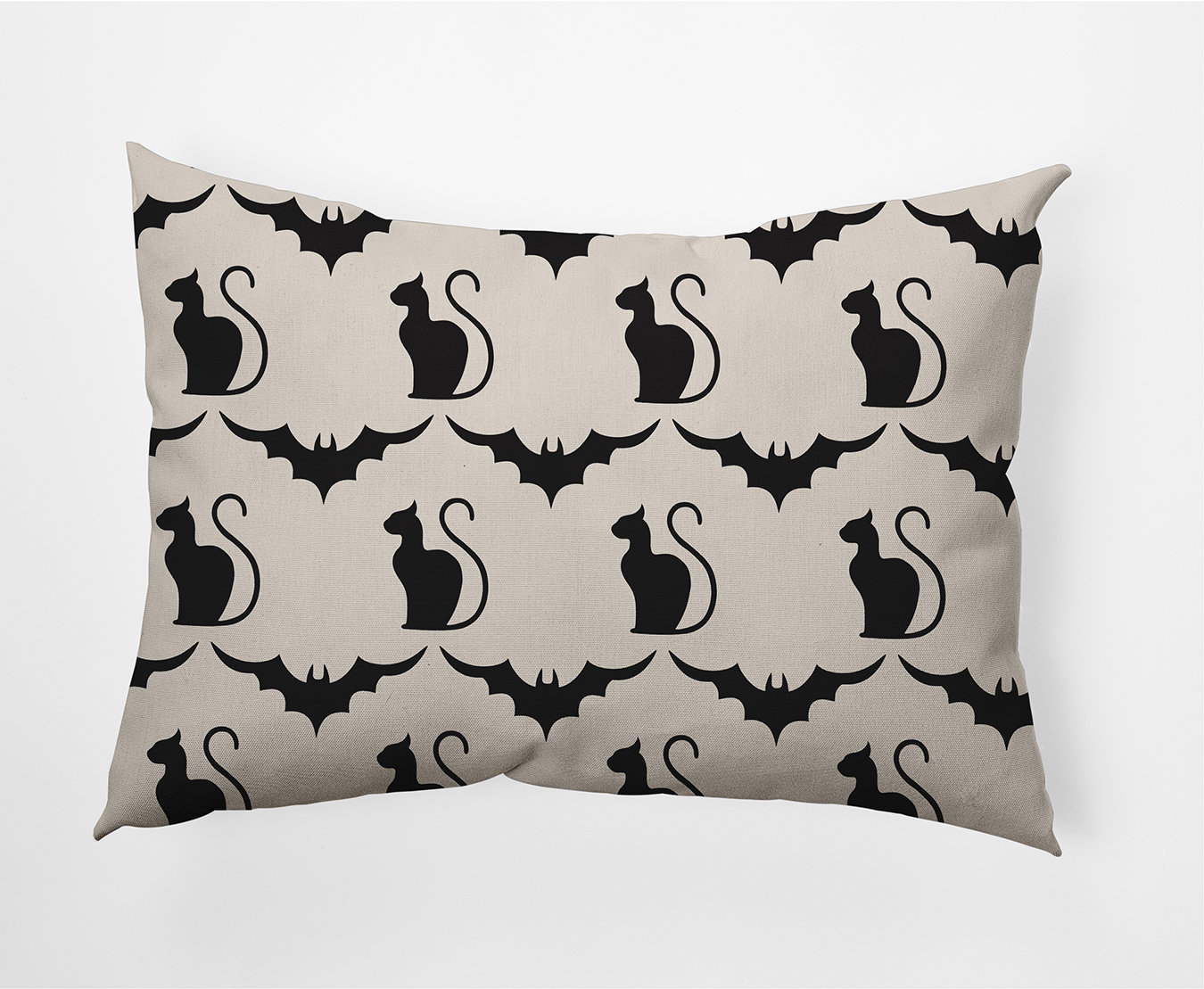 e by design Cats And Bats Decorative Throw Pillow Rectangle | Wayfair