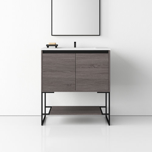 Modern Free-standing Bathroom Vanities | AllModern