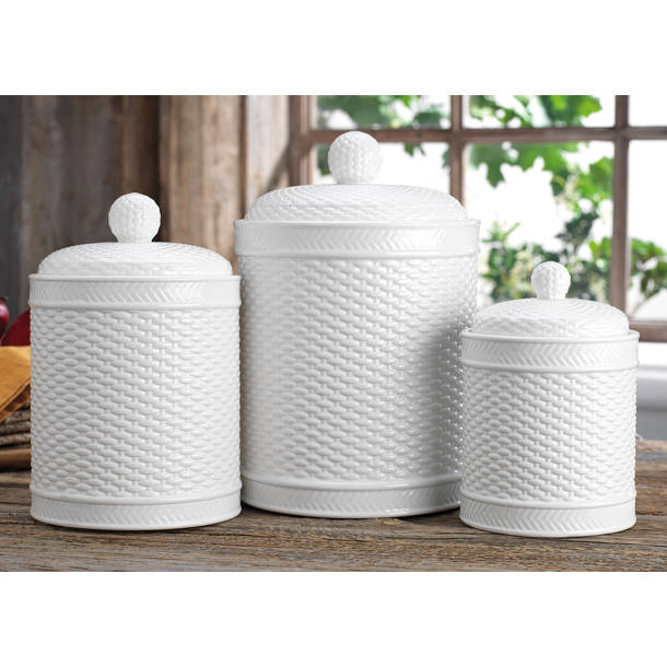 Rosdorf Park 3 Piece Kitchen Canister Set & Reviews | Wayfair
