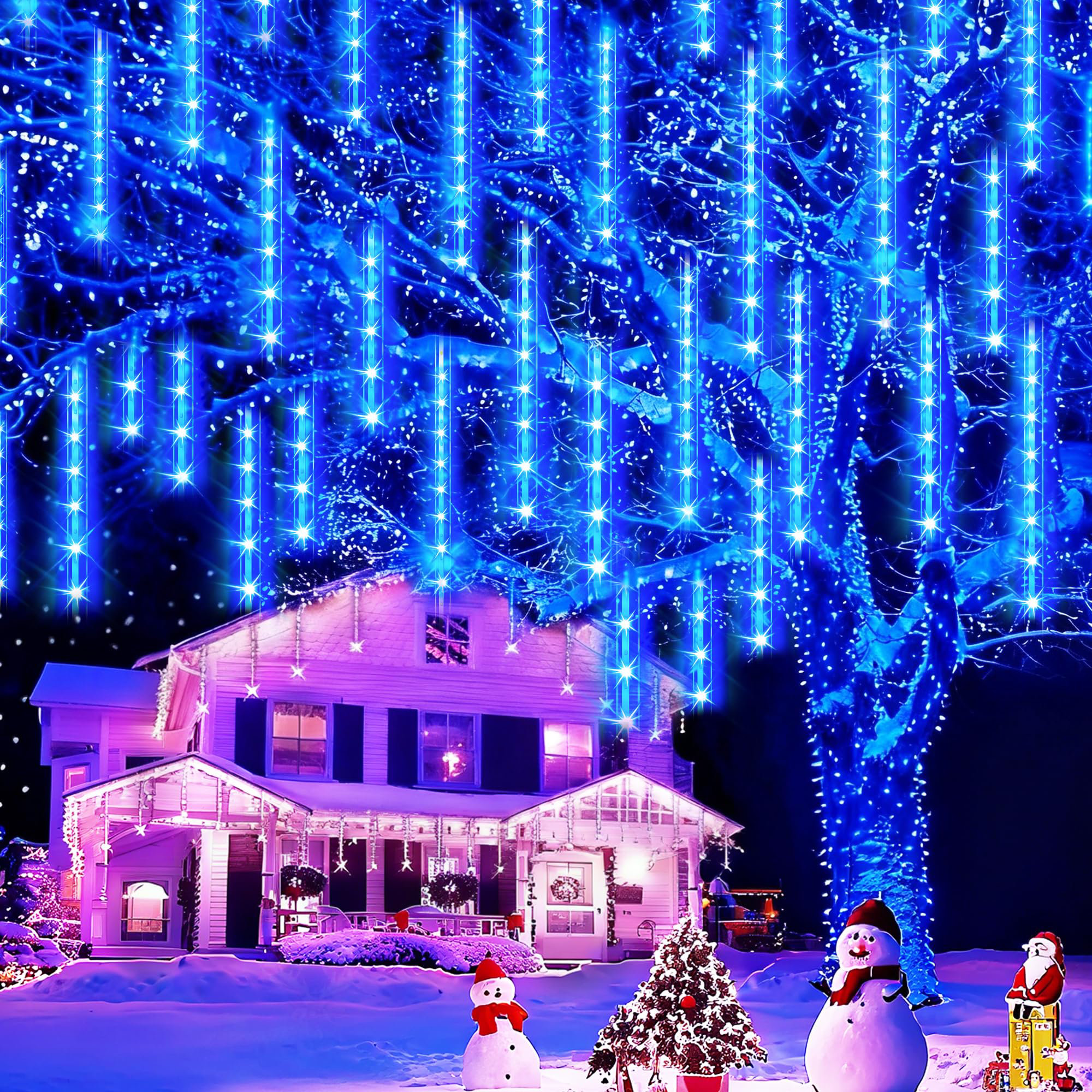 The Holiday Aisle® Meteor Shower Lights Outdoor Christmas Lights, 16 ...