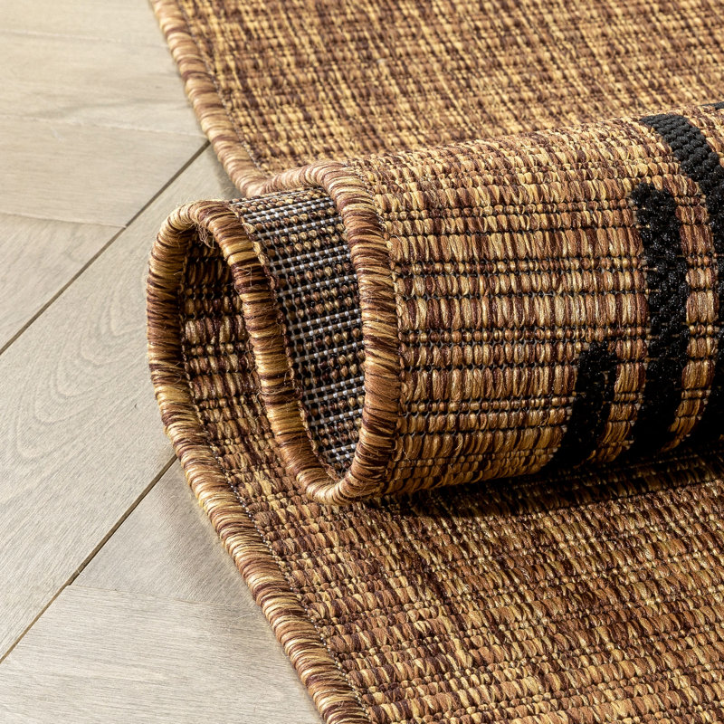 Well Woven Milo Flatweave Grey/Brown Rug | Wayfair.co.uk