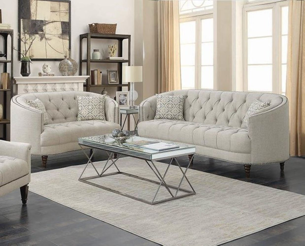 Tufted Living Room Set