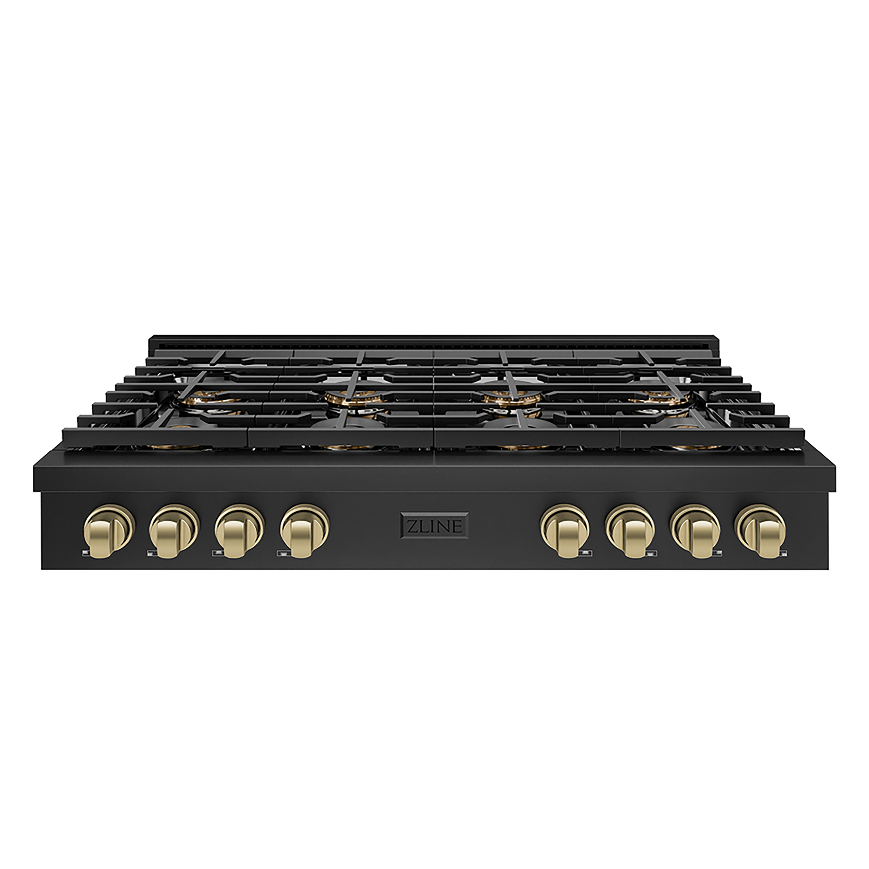 ZLINE Autograph 48 in. Black Stainless Paramount Rangetop with 8 DuoPro ...