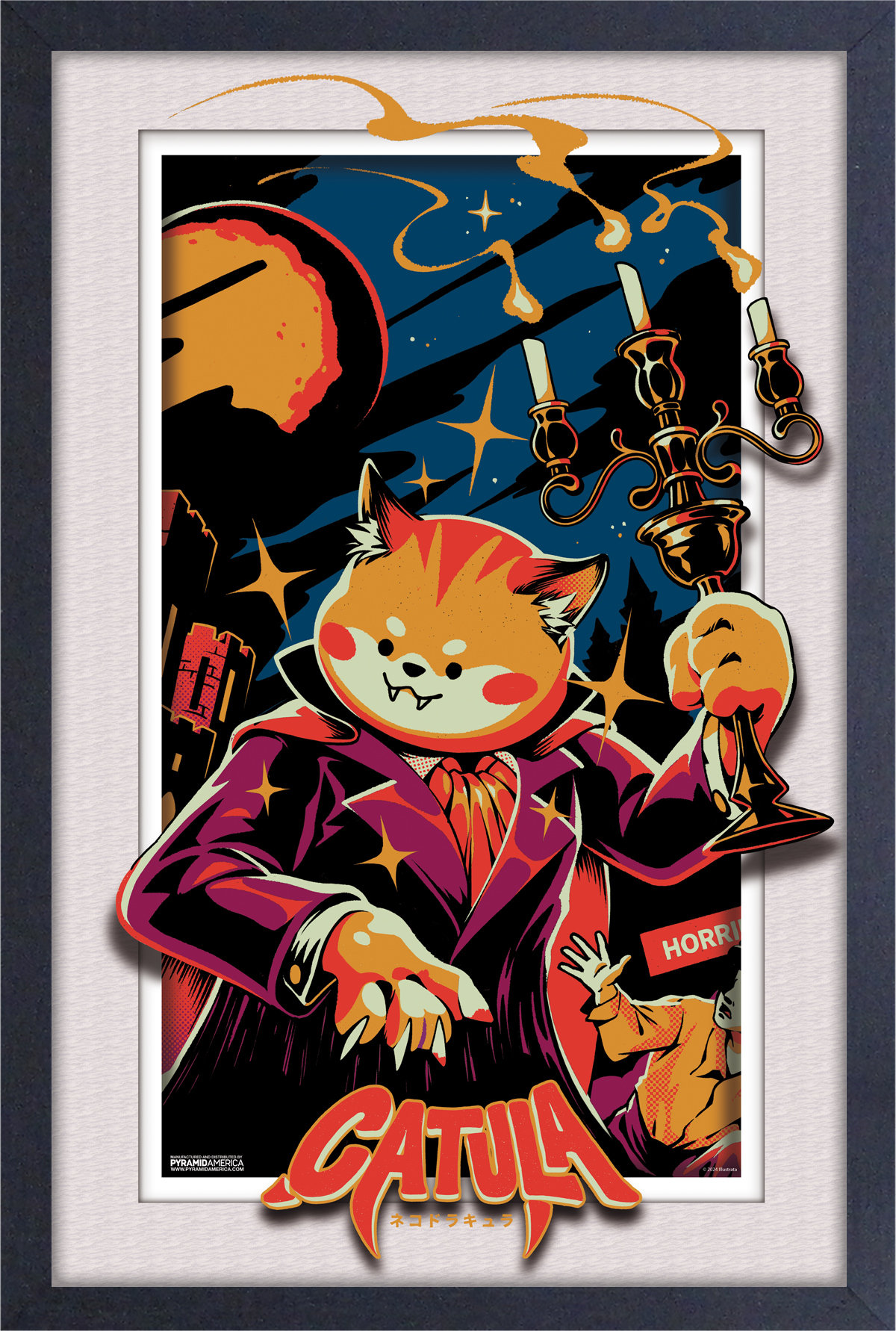 Dakota Fields Ilustrata- Catula 11x17 Under Plexi Framed Poster | Wayfair