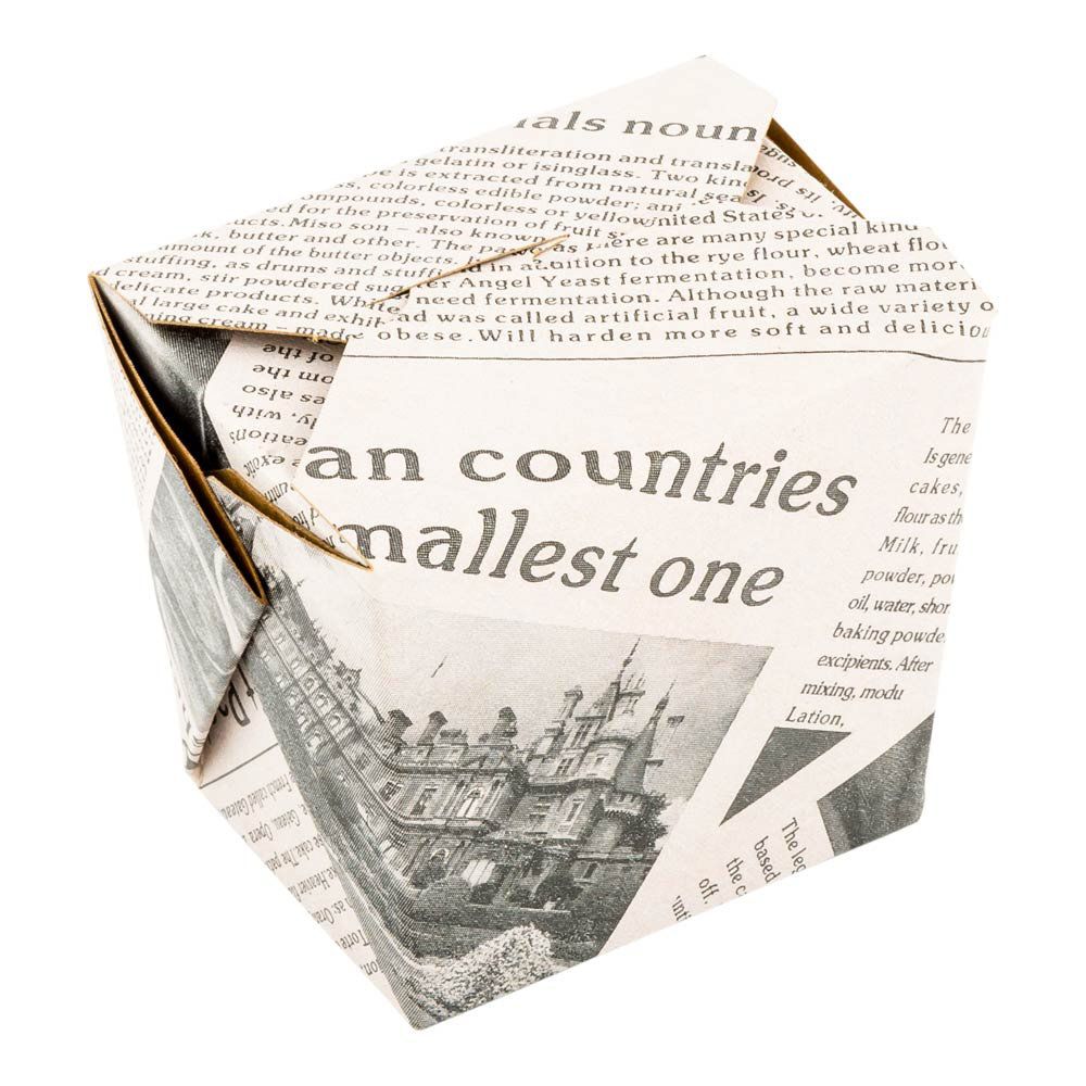 Restaurantware-8 Ounce Noodle Take Out Boxes, 25 Disposable Food To Go ...