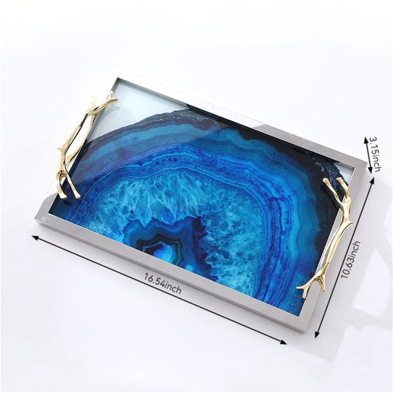 Everly Quinn Lendora Metal Tray | Wayfair