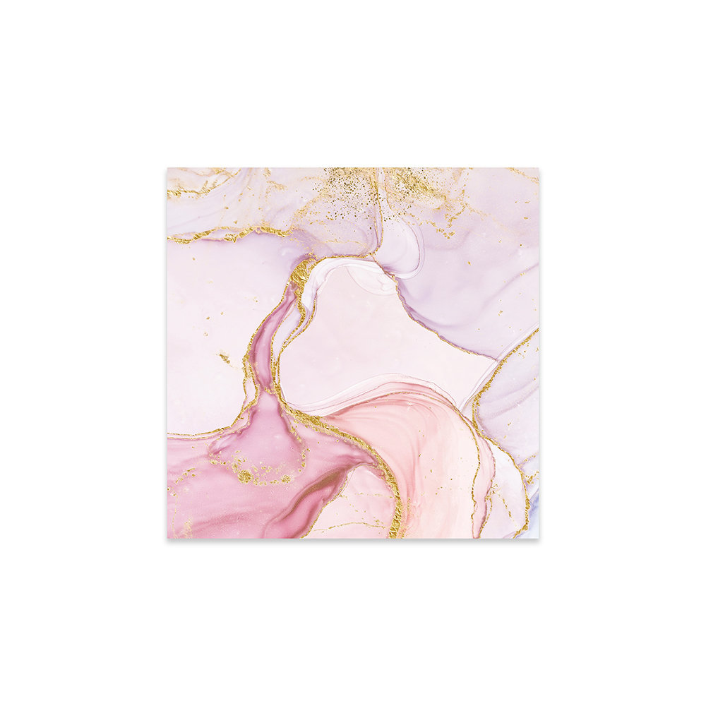 Everly Quinn Blush Alcohol Ink Glamour by UtArt - Unframed Graphic Art ...