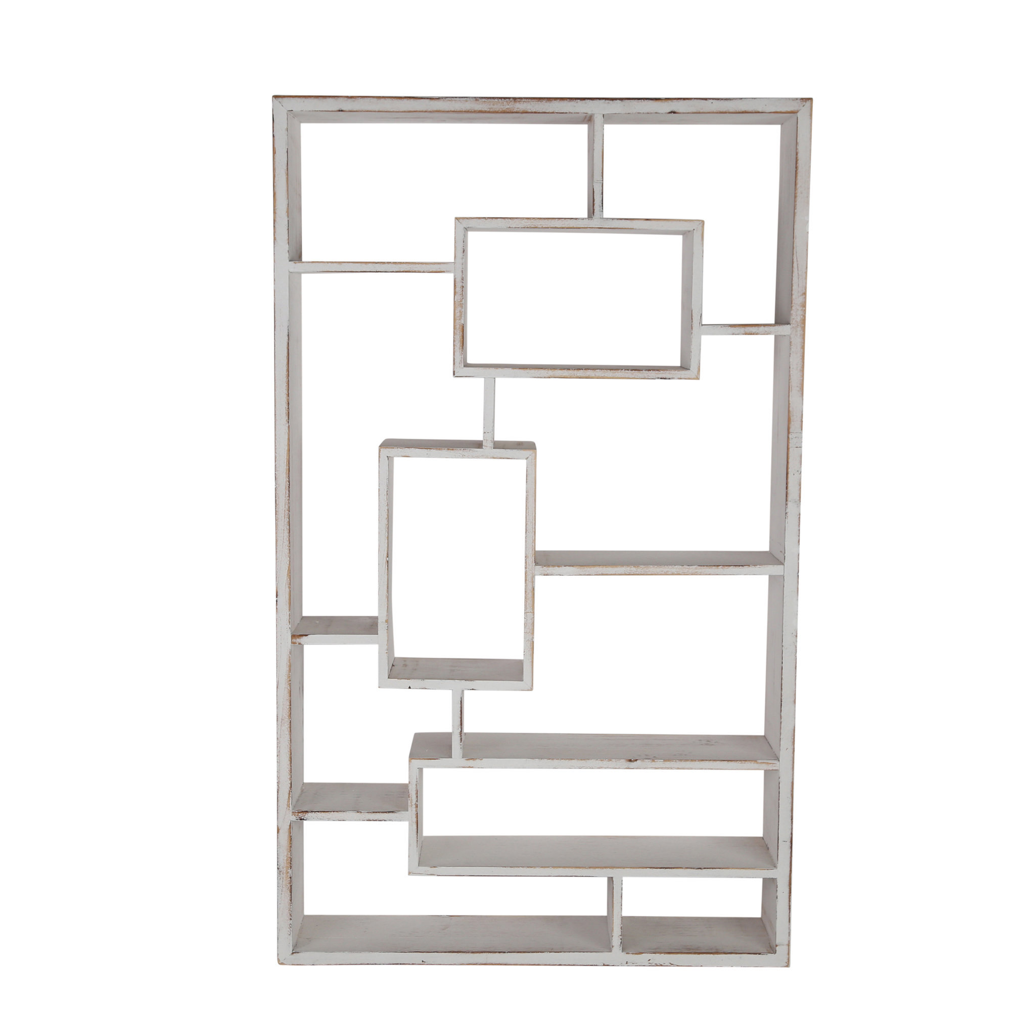 Foundry Select Wooden Geometric Wall Shelf & Reviews | Wayfair