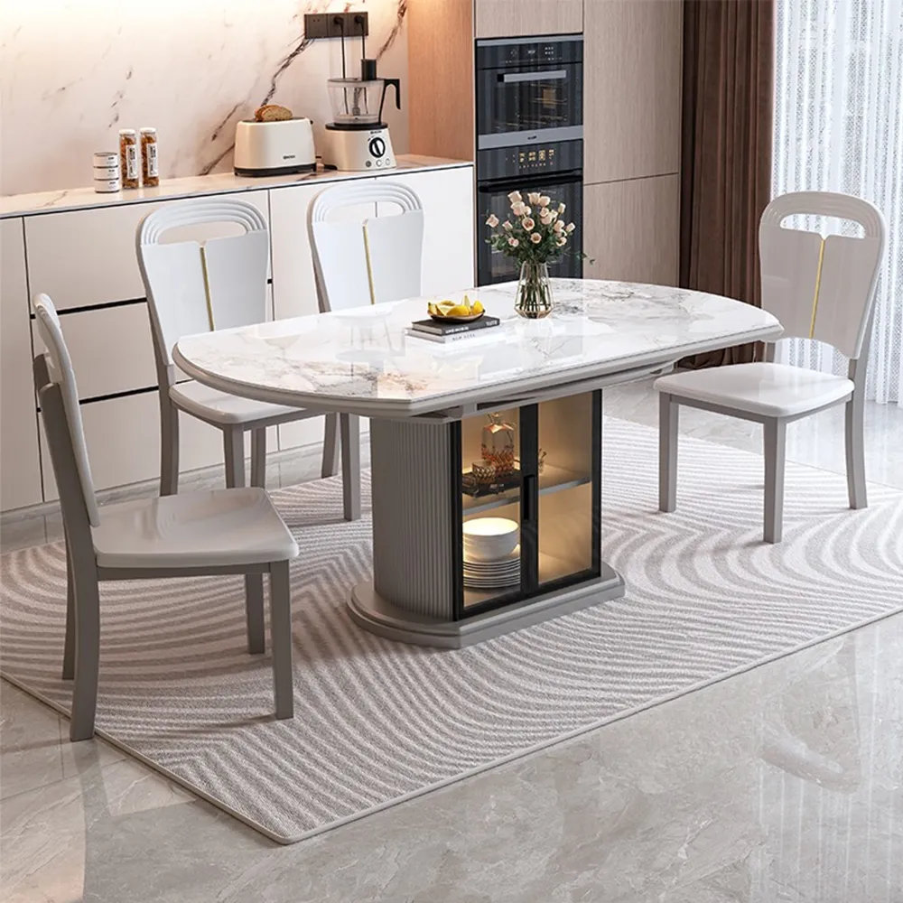 POVISON Modern Extendable Round Dining Table For 4 - Wayfair Canada