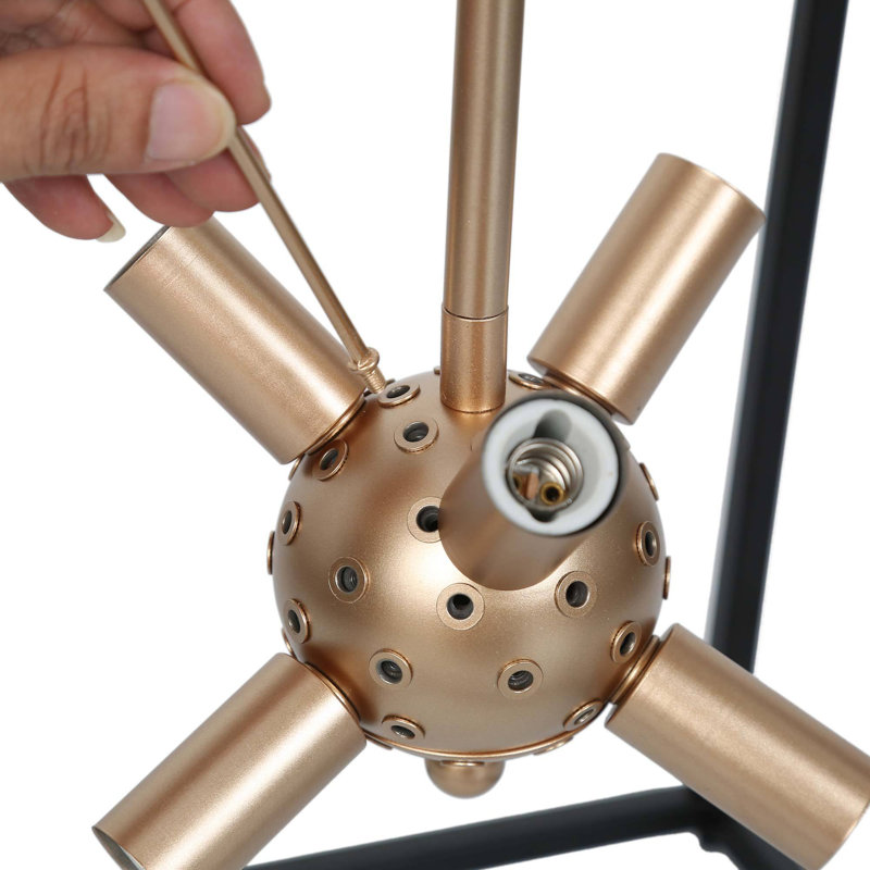 Everly Quinn Devrick 6- Light Square/Rectangle Pedant Light | Wayfair