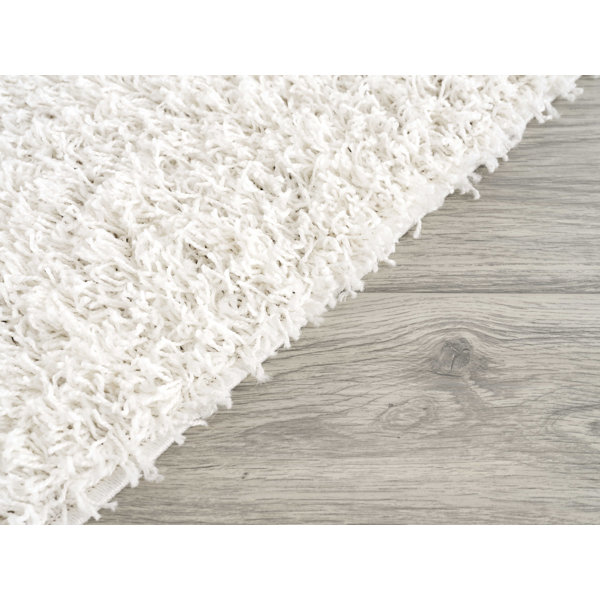 Wrought Studio Epione Bright White Area Rug & Reviews | Wayfair