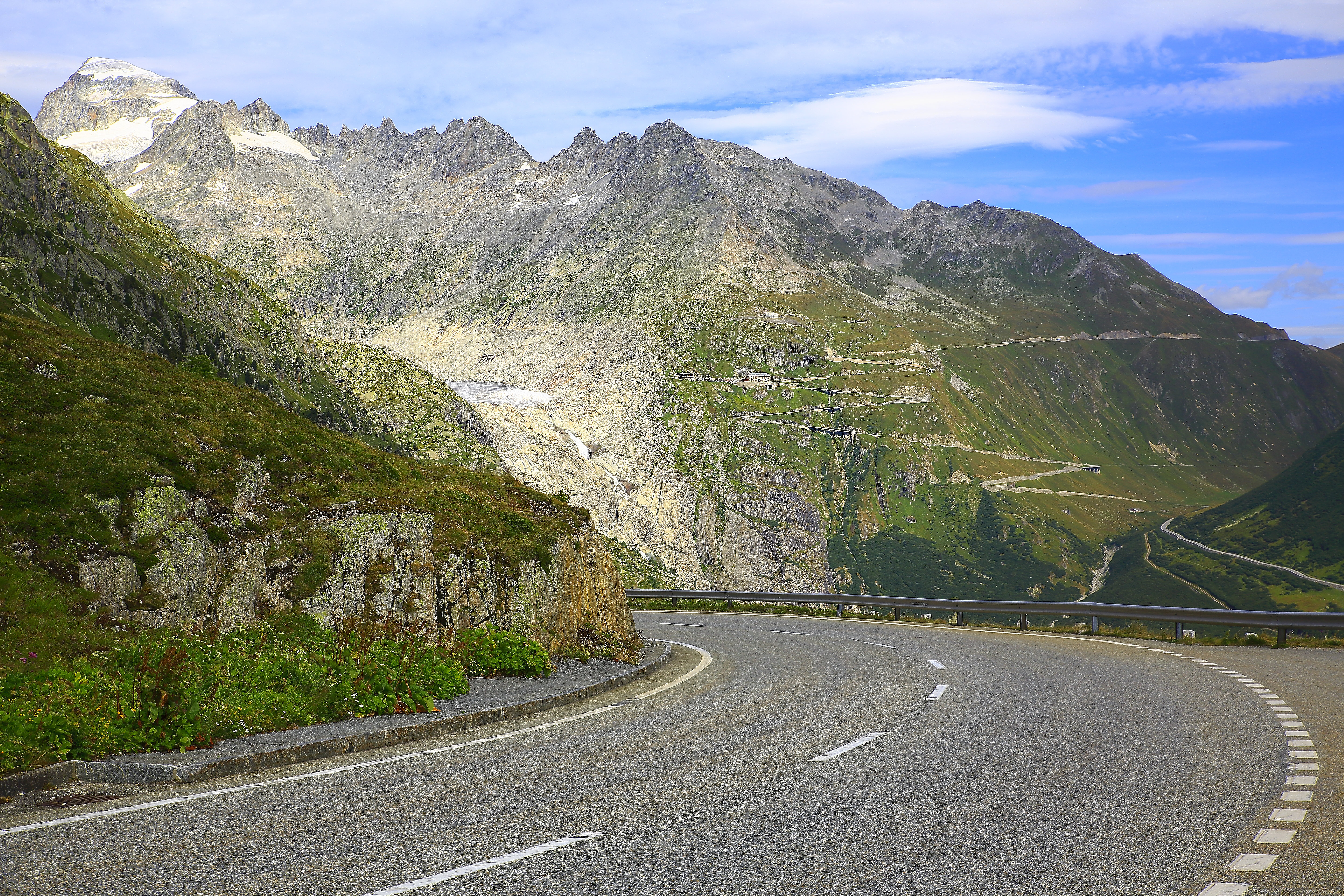 Ebern Designs Furka Pass Alpine Landscape by Agustavop | Wayfair