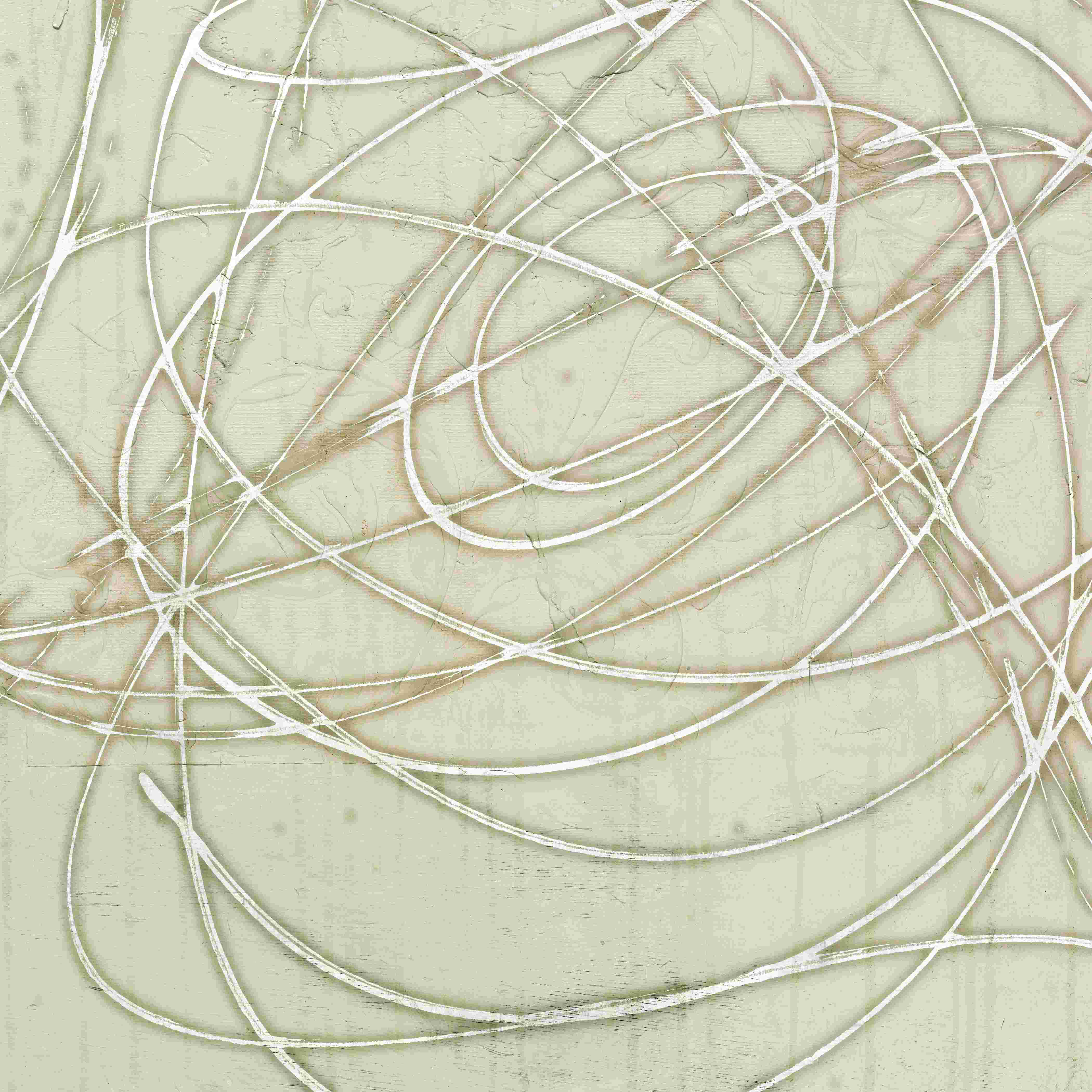 Wrought Studio™ Cream Swirl Abstract 1 | Wayfair