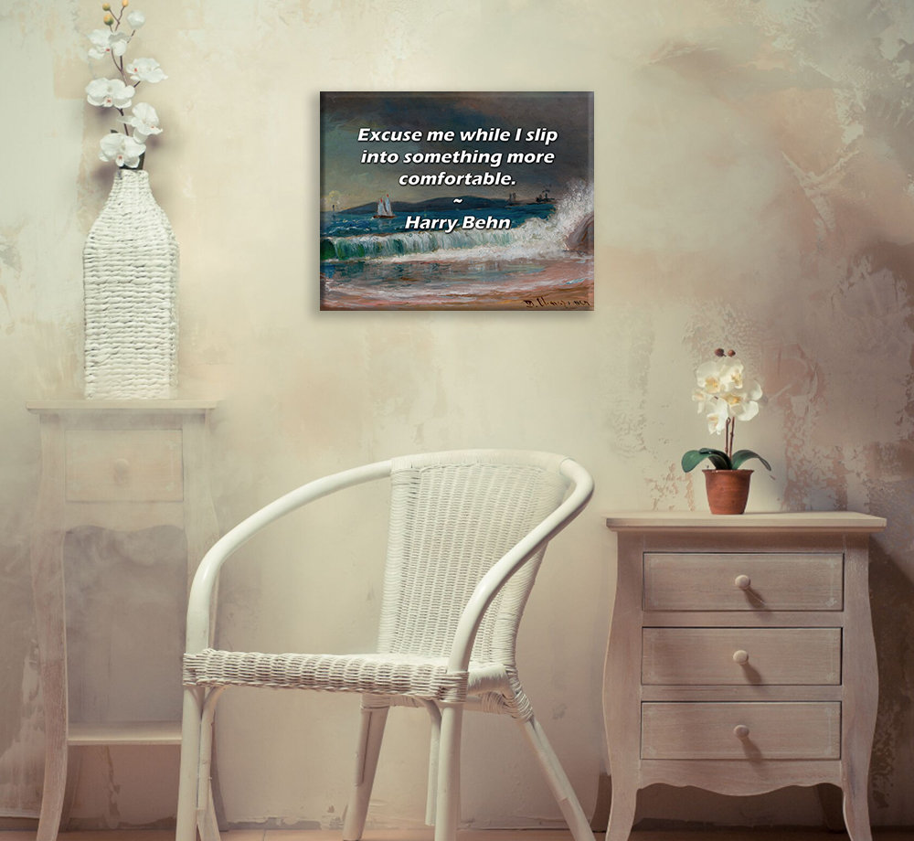 Astoria Grand Gallery Wrapped Canvas By Harry Behn: "Excuse me while I ...