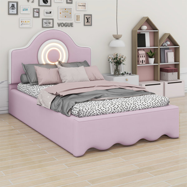 Wrought Studio Kimorah Upholstered Panel Bed | Wayfair