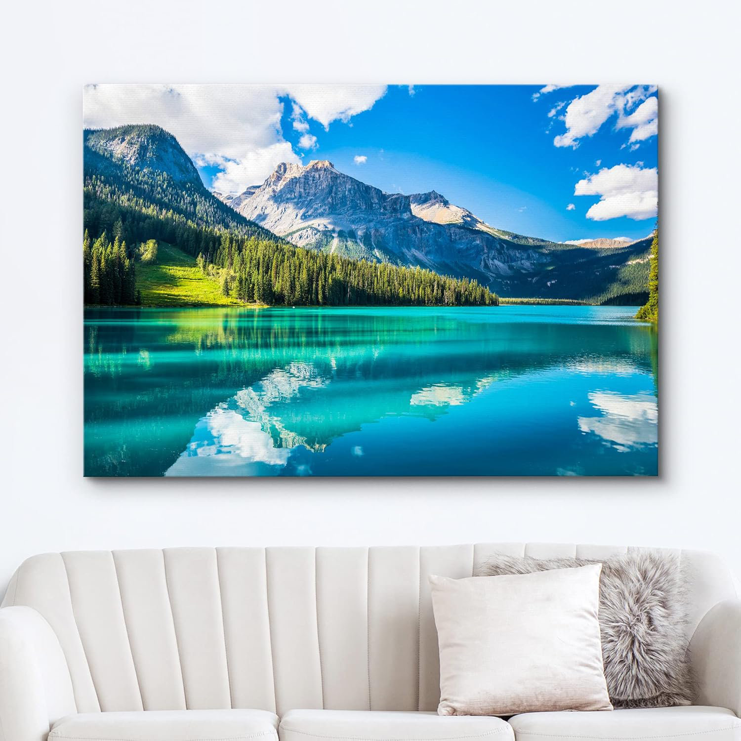 IDEA4WALL Serene Vibrant Summer Mountain Forest Nature Landscape ...