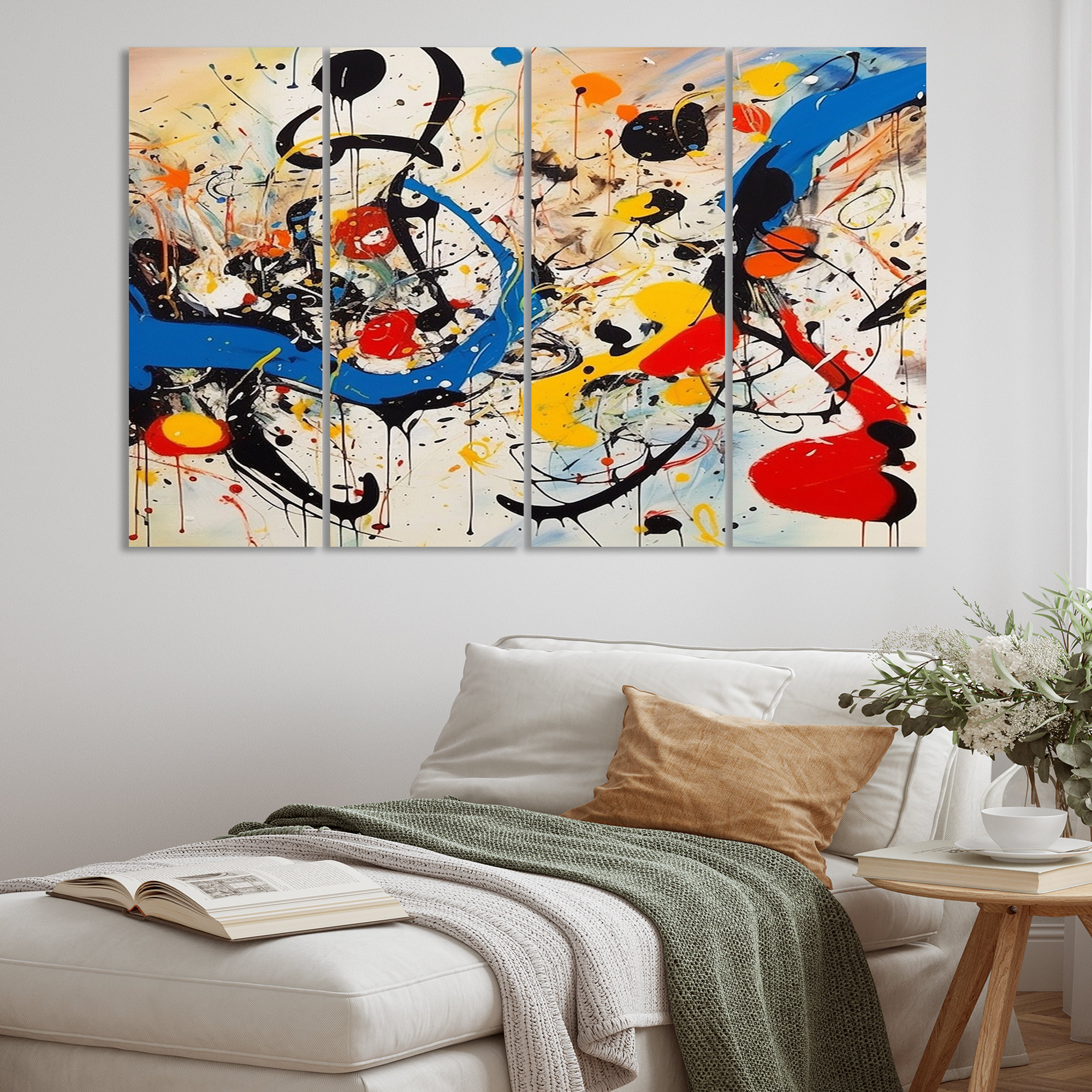 Wrought Studio All That Jazz Colourful Joy III - Abstract Collages Wall ...