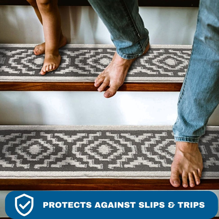 Foundry Select Bevel Non-Slip Indoor Stair Tread & Reviews | Wayfair