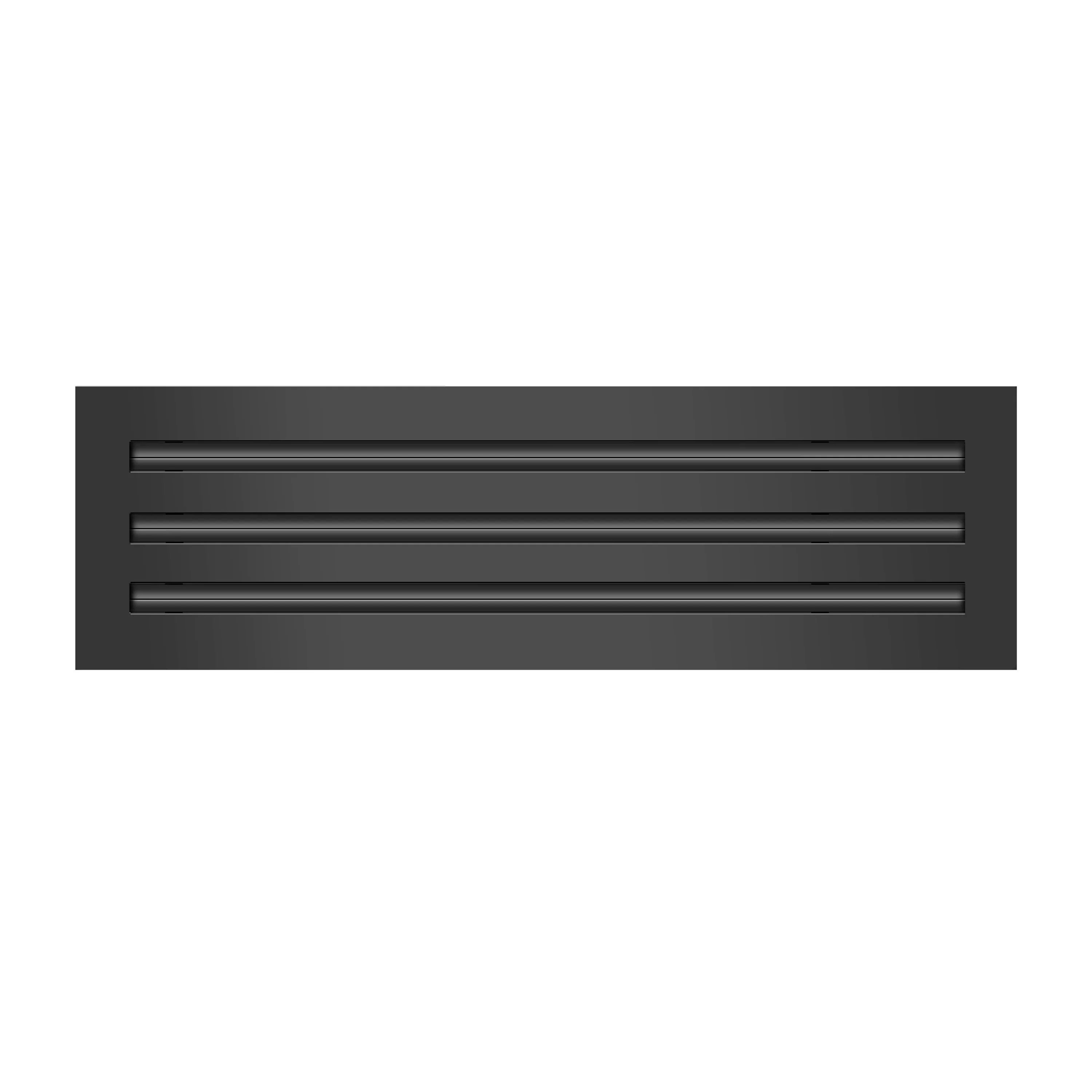 Texas Buildmart BUILDMART - 20x6 Black Modern AC Vent Cover - Standard ...