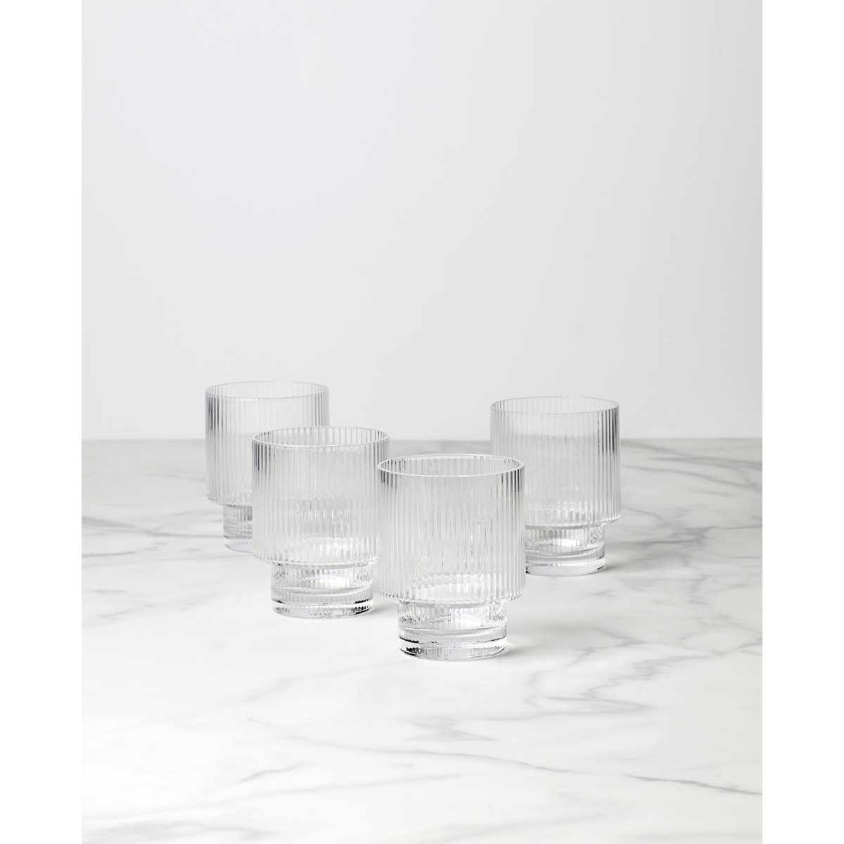 Lenox Modulus Tumblers, Set of 4, Clear | Wayfair