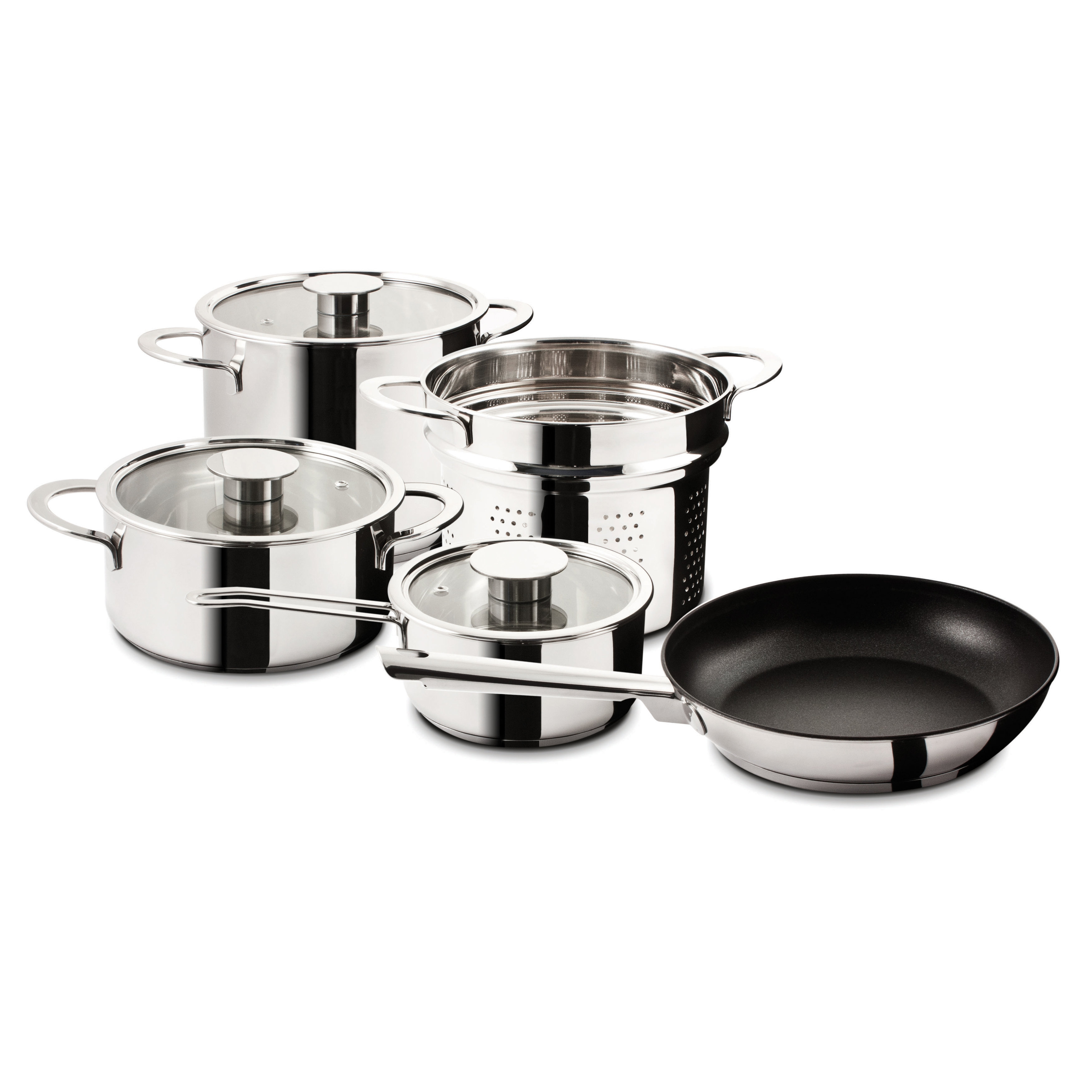 MEPRA Gourmet Kitchen Set - 7 Pieces - Stainless Steel | Perigold