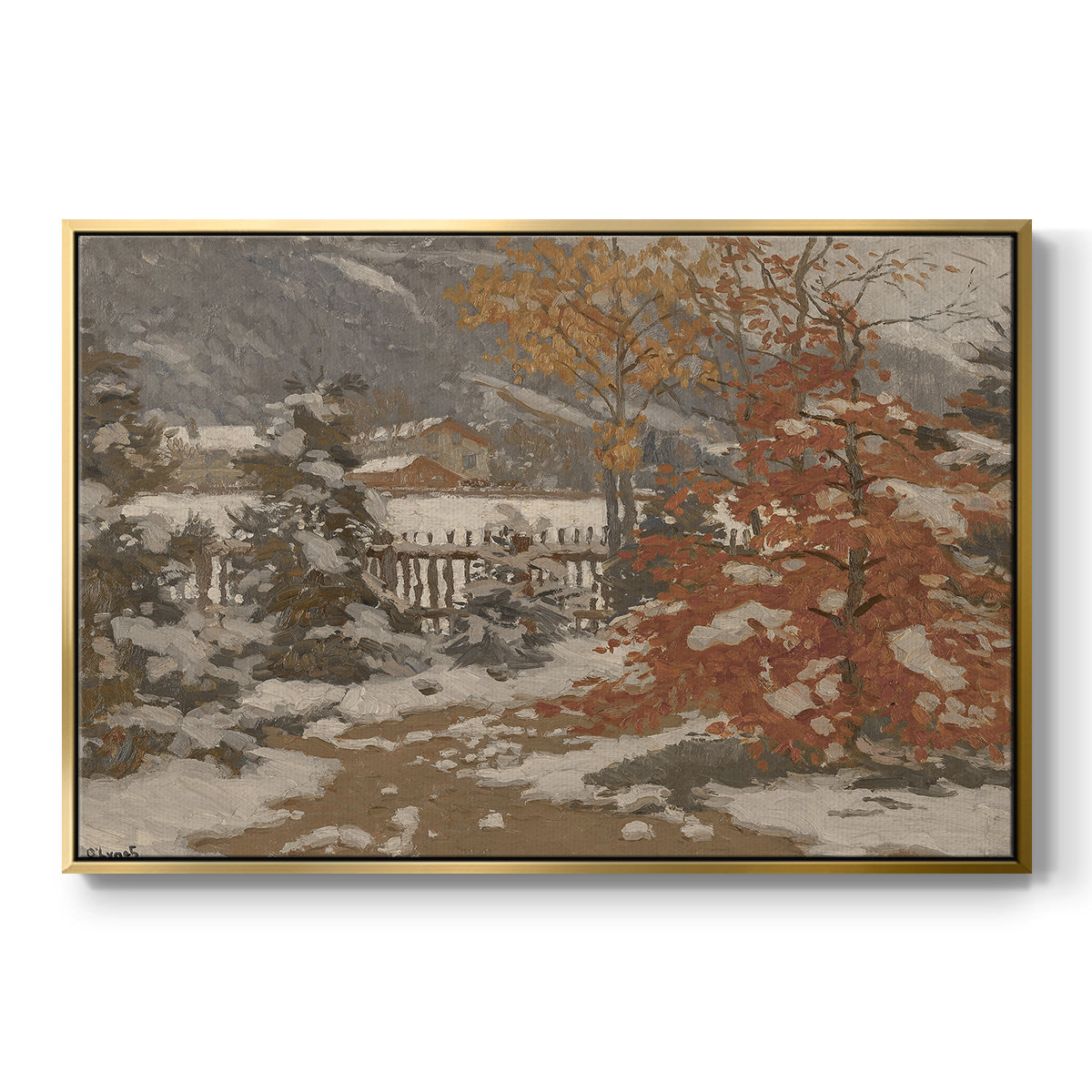 Latitude Run® " Vintage Landscape -DCXXVI " on Canvas | Wayfair