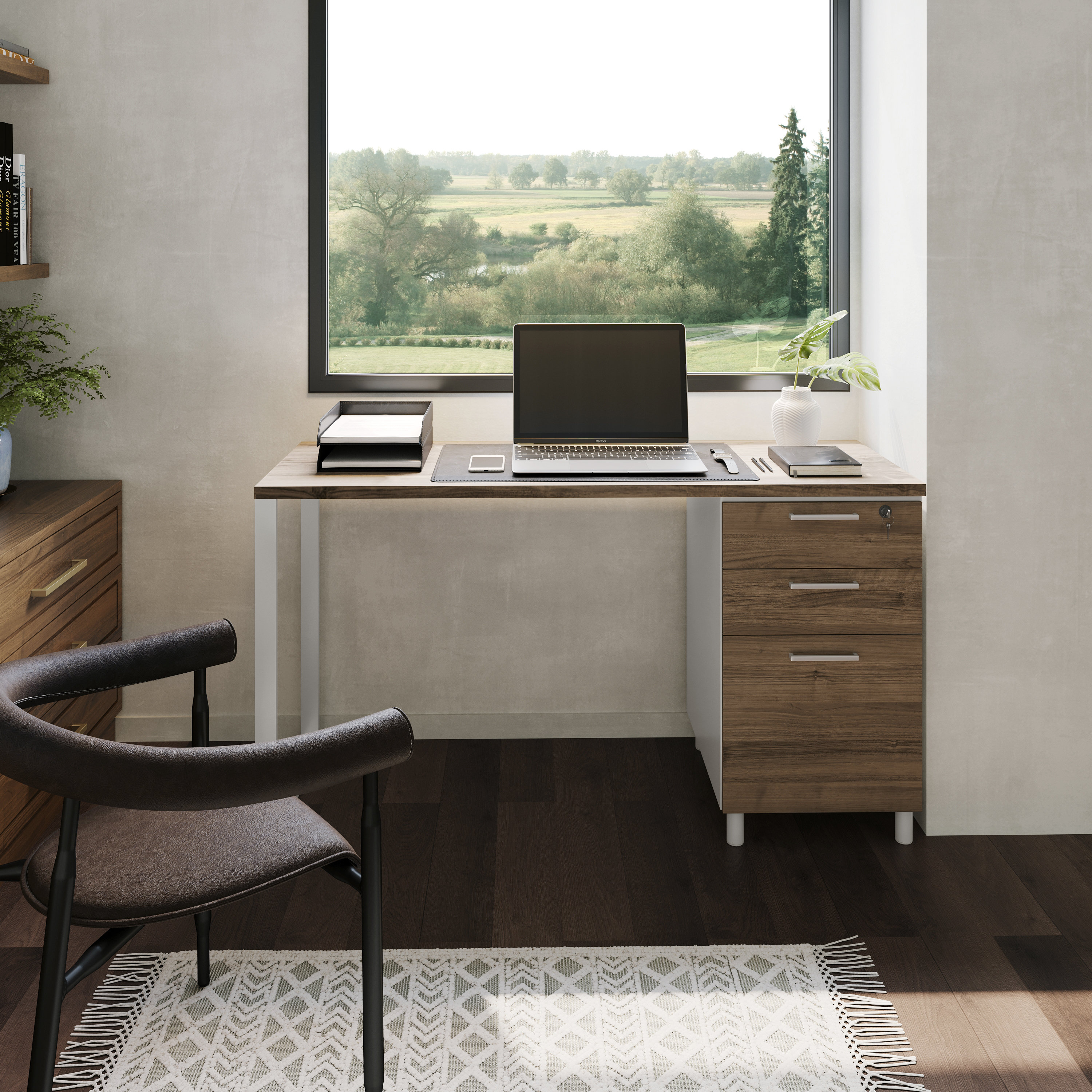 Latitude Run® Faith-Sharona Reversible Desk | Wayfair